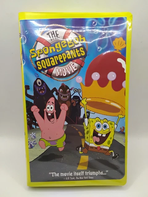 THE SPONGEBOB SQUAREPANTS Movie (VHS, 2005) RARE Clamshell $60.00 ...