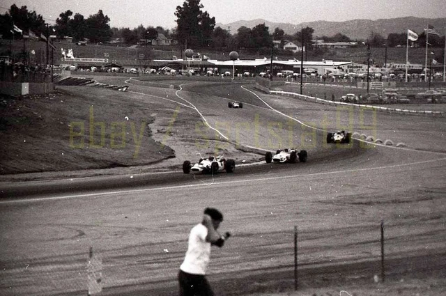 RACING ACTION SHOT - 1967 USAC Rex Mays 300 @ Riverside - Vtg Race ...