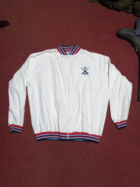 BRITISH ARMY WHITE & Tri Colour Piping PTI Instructor's Tracksuit Top ...