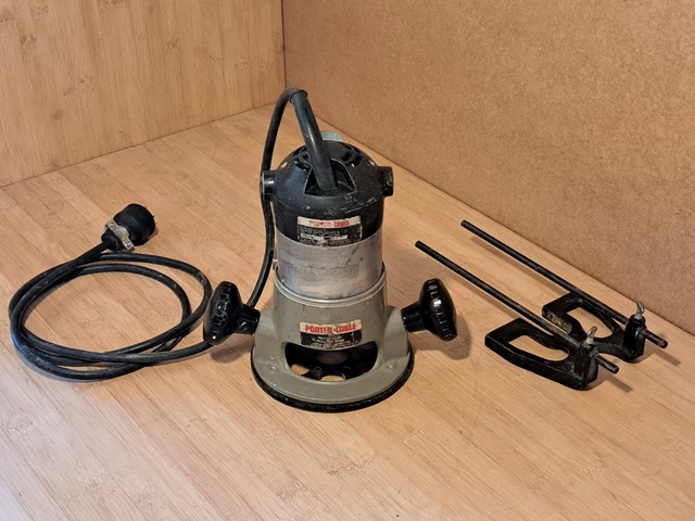 VINTAGE PORTER CABLE 1002 router w 1001 base and guide fence type 3 R2 ...