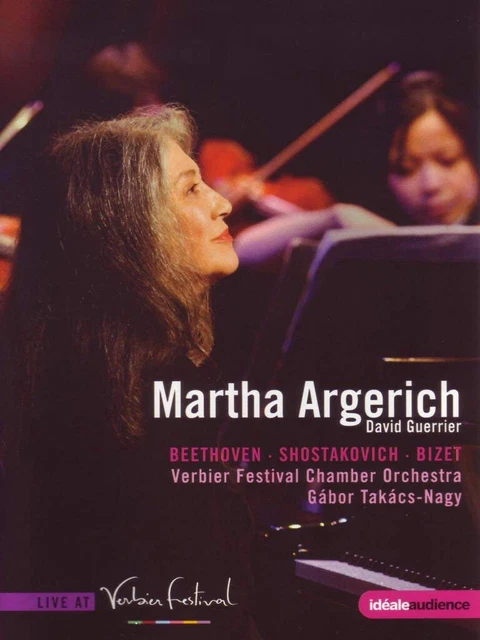 MARTHA ARGERICH: LIVE at Verbier Festival (DVD) David Guerrier Martha ...