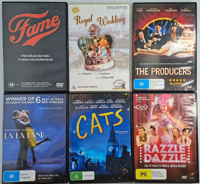 MUSICAL DRAMA DVD Bundle Bulk Lot X 6 Movies Region 4 PMZ $27.95 ...