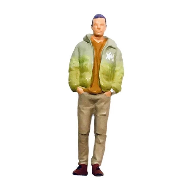 1/64 SCALE DIORAMA Figures Miniature Layout Figure for Architecture ...
