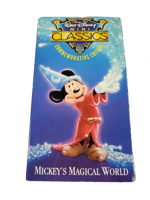 WALT DISNEY MINI Classic VHS Mickey’s Magical World 1988 EUR 6,20 - PicClick FR