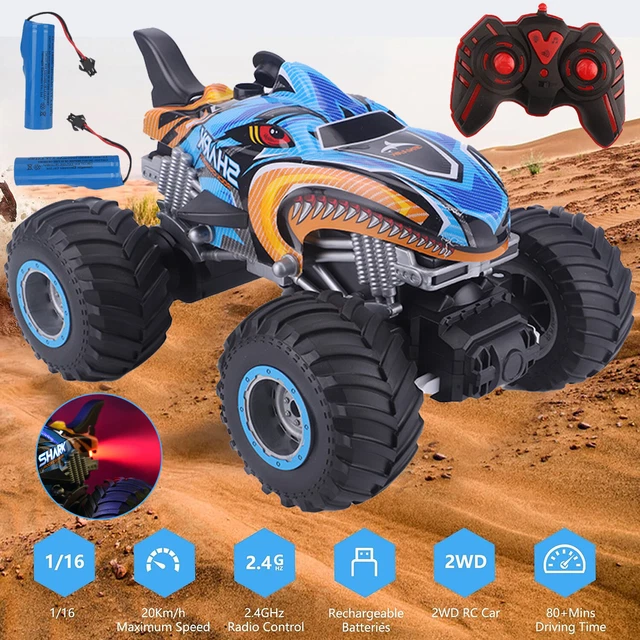 RC CAR RC Monster Truck 2.4GHz 20km/h RC Stunt Car RC Trucks with Spray ...