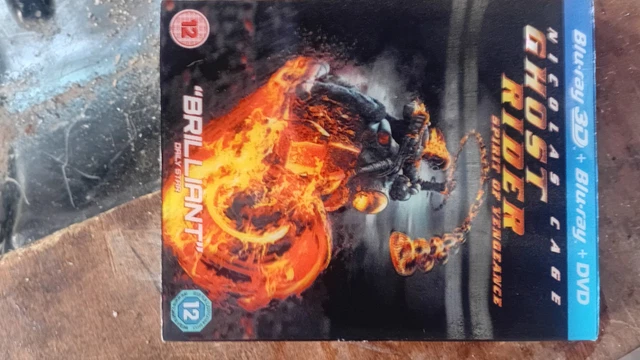 GHOST RIDER SPIRIT Of Vengeance Original 3D Sleave Nicolas Cage Idris ...