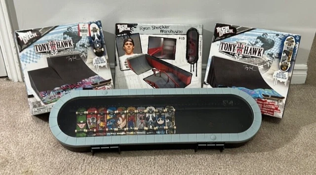 TECH DECK TONY Hawk Fingerboard Ramps Sk8park $150.00 - PicClick CA