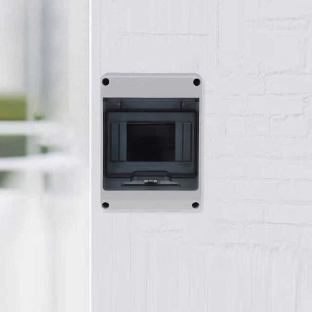 2 WAY DISTRIBUTION Box PC Abs Weatherproof Electrical Boxes Shield ...