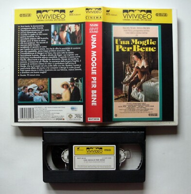 VHS UNA MOGLIE Per Bene - Rachel Ward - Sam Neill - 1987 - Vivivideo ...