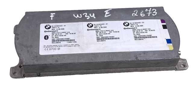 BMW E90 E60 E87 E91 E70 Télématique Bluetooth Contrôle Module Unité 9224422 EUR 17,90 - PicClick FR