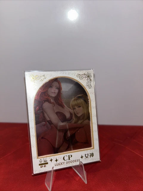 LUCKY GODDESS STORY TCG Waifu Card CP-01 EUR 5,99 - PicClick DE
