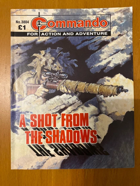 COMMANDO COMIC NUMBER 3804 A Shot From The Shadows EUR 3,50 - PicClick IT