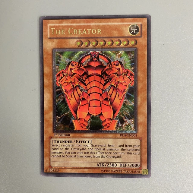 YU-GI-OH! THE CREATOR 1996 Rds-En005 Tcg Card Game Yugioh 1St First ...