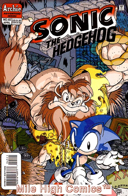 Sonic The Hedgehog The Series 1993 Series Archie 45 Fine Comics