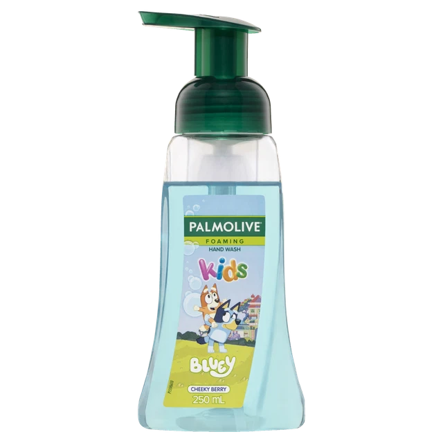 PALMOLIVE KIDS BLUEY Foaming Hand Wash 250mL - Cheeky Berry PH Balanced ...