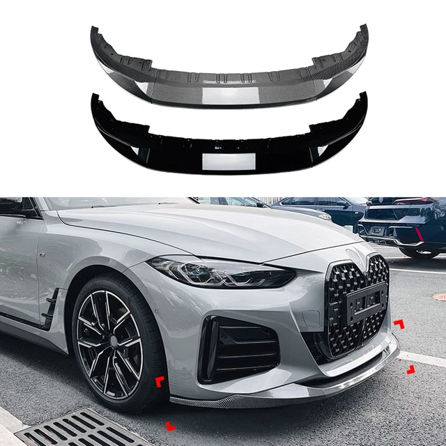 FRONT BUMPER SPOILER For BMW 4 Series G26 M Sport M440i i4 M50 Gran ...