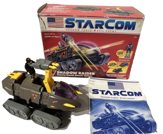 VINTAGE 1986 STARCOM Shadow Raider Complete w Captain Battlecron-9 ...