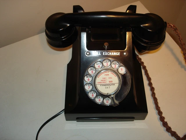 GPO 312L Bakelite Original Telephone 1950's Restored in 2020 & Working ...