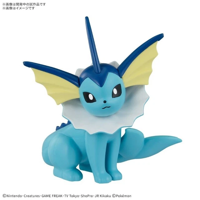 BANDAI COLLECTION PLAMO Pokémon Quick!! Kit De Modèle Vaporeon OFFICIAL ...