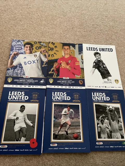 LEEDS UNITED FOOTBALL Programmes X6 £5.92 - PicClick UK