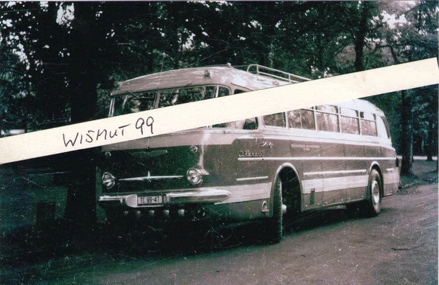 BUS-FOTO DDR OLDTIMER VEB KVK Kraftverkehr Aue Ikarus 55 EUR 2,00 ...