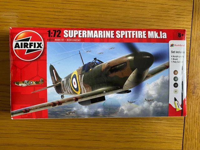 AIRFIX 1:72 Scale Supermarine Spitfire Mk.1a Classic Kit £6.00 - PicClick UK
