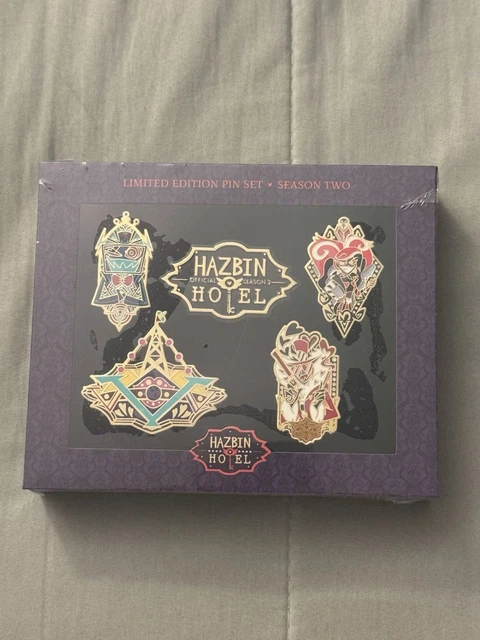 HAZBIN HOTEL SEASON 2 - Limited Edition Pin Set Vox Velvette Valentino ...