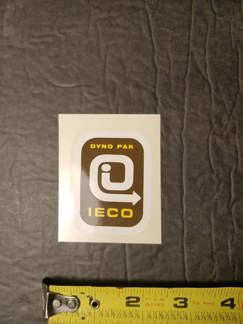 RARE DYNO PAK Ieco Vintage Automotive Drag Racing Decal / Sticker $20. ...