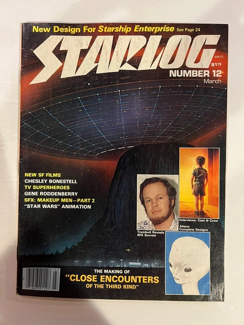 STARLOG MAGAZINE NUMBER 12 March 1978-Gene Roddenberry-TV Superheroes ...