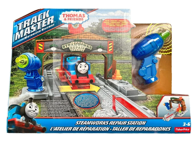 THOMAS AND FRIENDS Trackmaster - Steamworks Repair Station - Rare ...