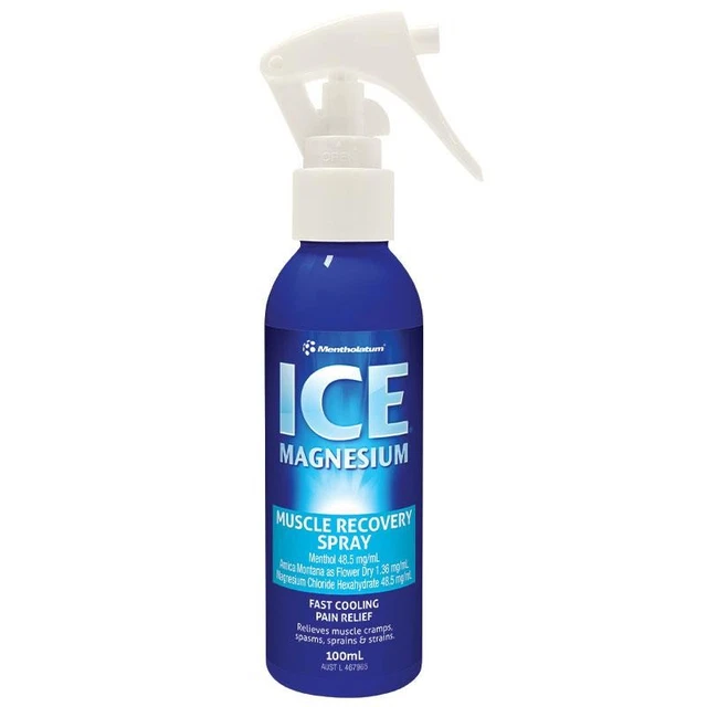 ICE MAGNESIUM MUSCLE Recovery Spray 100g X2 $17.99 - PicClick AU
