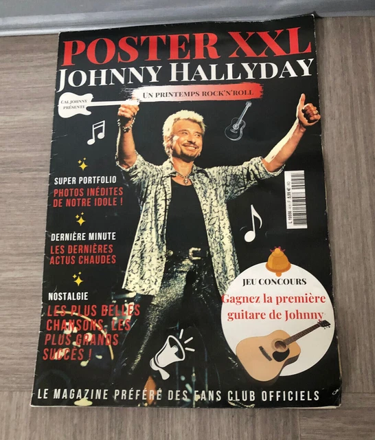 JOHNNY HALLYDAY. RARE POSTER XXL. AFFICHE. NOSTALGIE. 100 x 70. EUR 10 ...