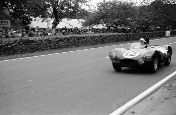 STIRLING MOSS PETER Walker Jaguar Cars Jaguar D type 1954 Racing Old ...