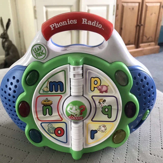 LEAP FROG VINTAGE Phonics Radio Educational Toy with Music and Sounds ...