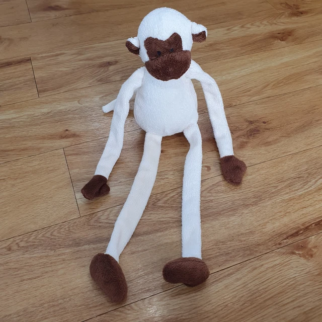 NATURE PLANET LONG legs monkey soft plush toy comforter Cream Brown NO ...