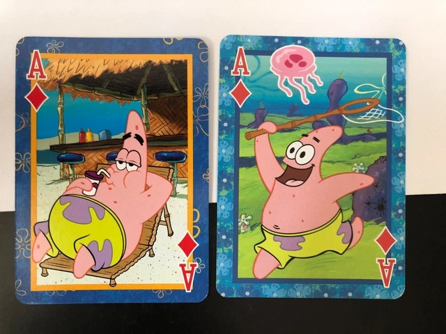 VINTAGE SWAP PLAYING Cards: Cartoon Sponge Bob Square Pants. Squidward ...