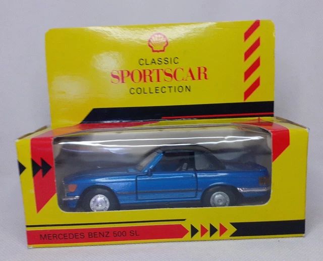 MERCEDES BENZ 500 SL Vintage Sports Car Collection Shell Classic BNIB 1 ...