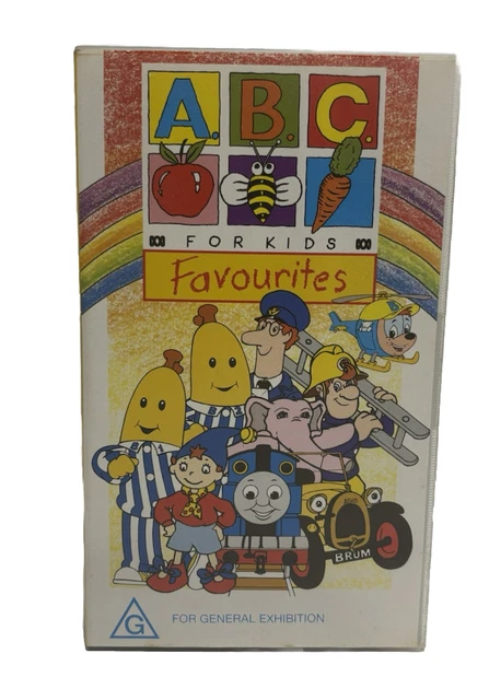 ABC FOR KIDS - Favourites (VHS,1997) PAL VHS Good Condition **RARE ...