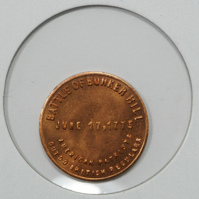 BATTLE OF BUNKER Hill 1775 American Revolution 1976 US Bicentennial ...