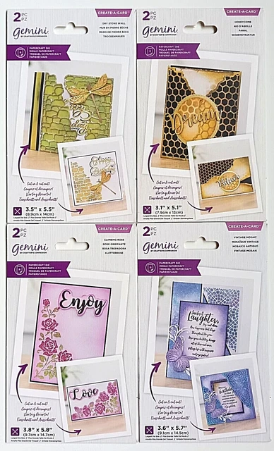 CRAFTERS COMPANION GEMINI Create A Card Textured Corner Die Set Your ...
