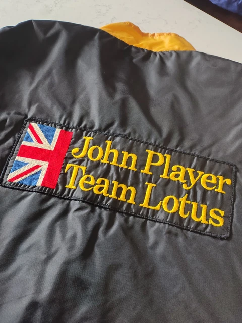 VINTAGE JOHN PLAYER Special Jacket Team Lotus 78 Grand Prix Andretti ...