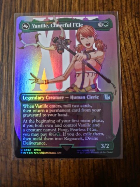 VANILLE, CHEERFUL L'CIE (Borderless) ( Foil) Final Fantasy Foil $278.92 ...