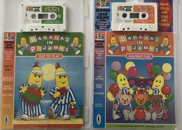 BANANAS IN PYJAMAS Books Rare Vintage Merchandise 90s Cassettes ...