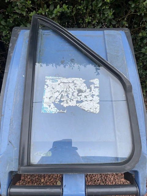 FORD TRANSIT SMILEY Driver Quarter Glass MK3 MK4 MK5 1986 2000 Van ...