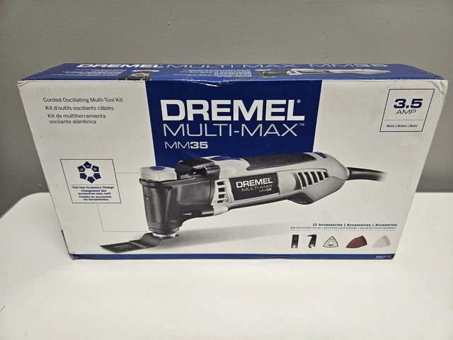 NEW - DREMEL MM35-01 Multi-Max 3.5-Amp Corded Multi-Tool Kit w/12 ...