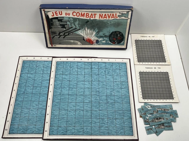 ANCIEN JEU DU Combat Naval / Bataille Navale NISSE Croix-Lille EUR 35 ...