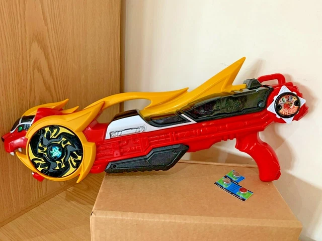POWER RANGERS NINJA Steel Lion Blaster Pump Action Gun + Star ...