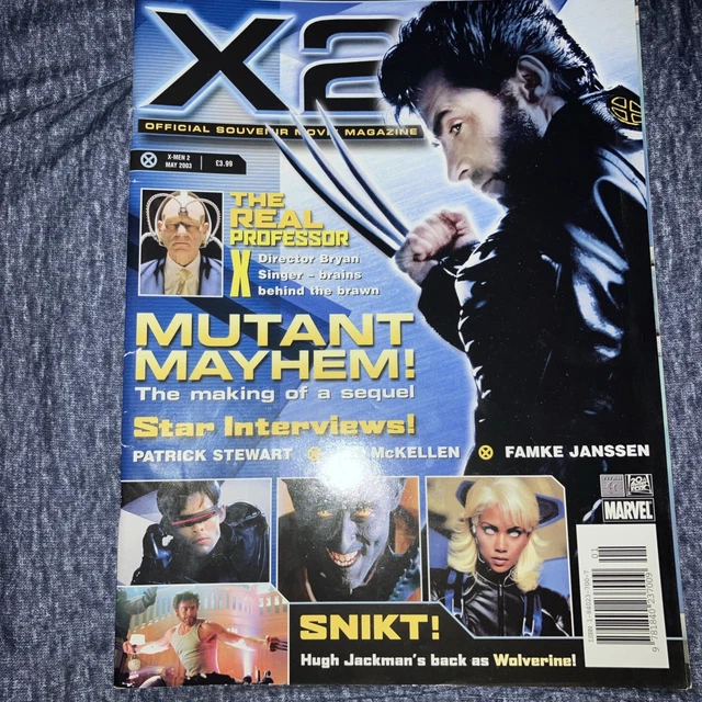 X2 (X -MEN 2) -The Official Movie Souvenir Magazine (Wolverine Cover ...