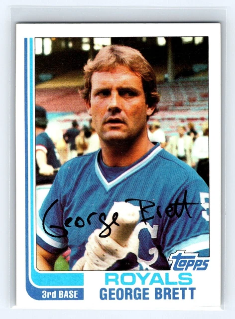 1982 TOPPS #200 George Brett Kansas City Royals EUR 2,48 - PicClick FR