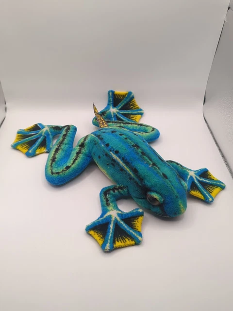 POSH PAWS FROG Blue Turquoise Frog Soft Toy Plush £3.99 - PicClick UK